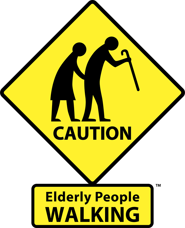 CAUTION: Elderly People WALKING – The Alley Clothing Co.